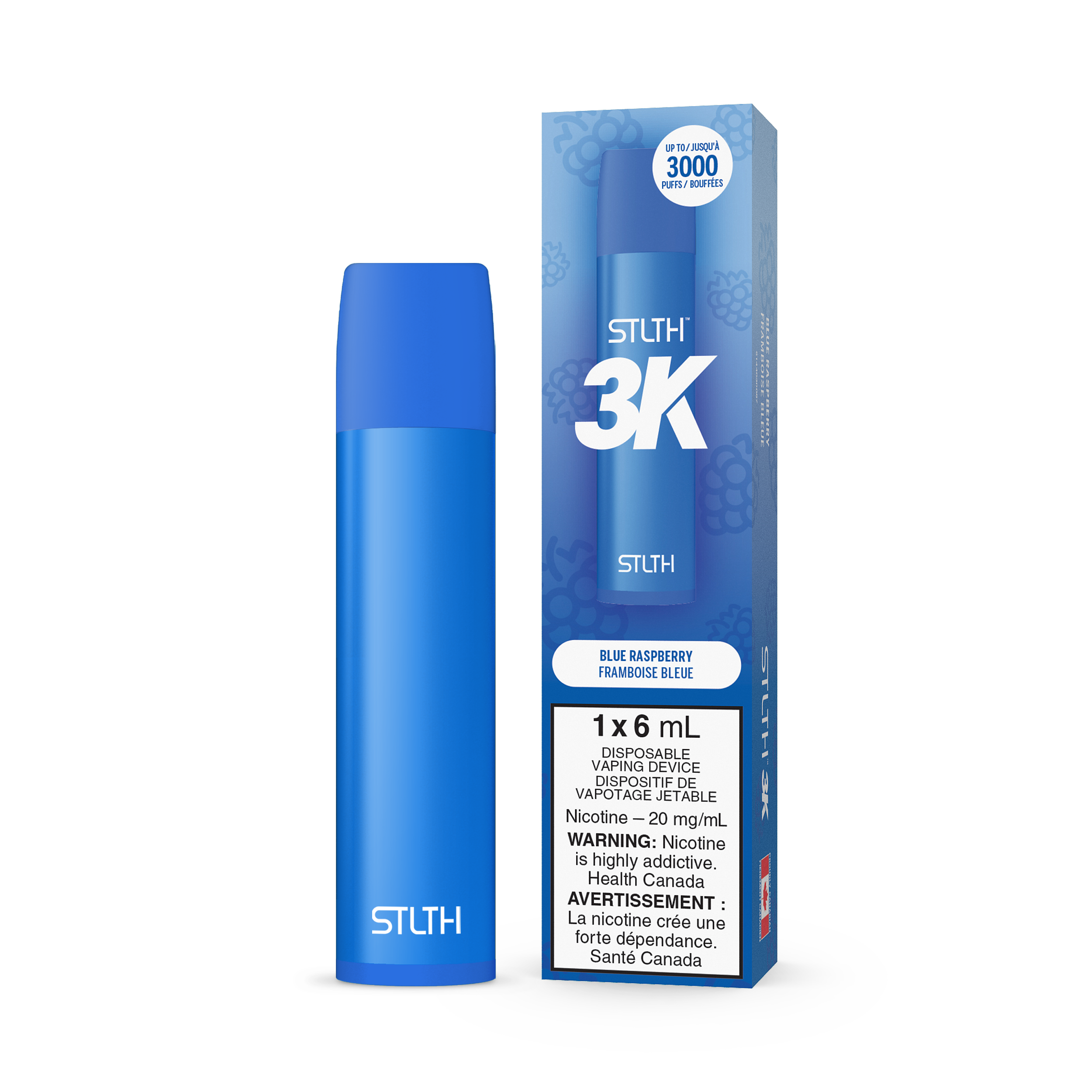 Stlth 3k Blue Raspberry 20mg Disposable Provincial – Lisgar Vape Shop