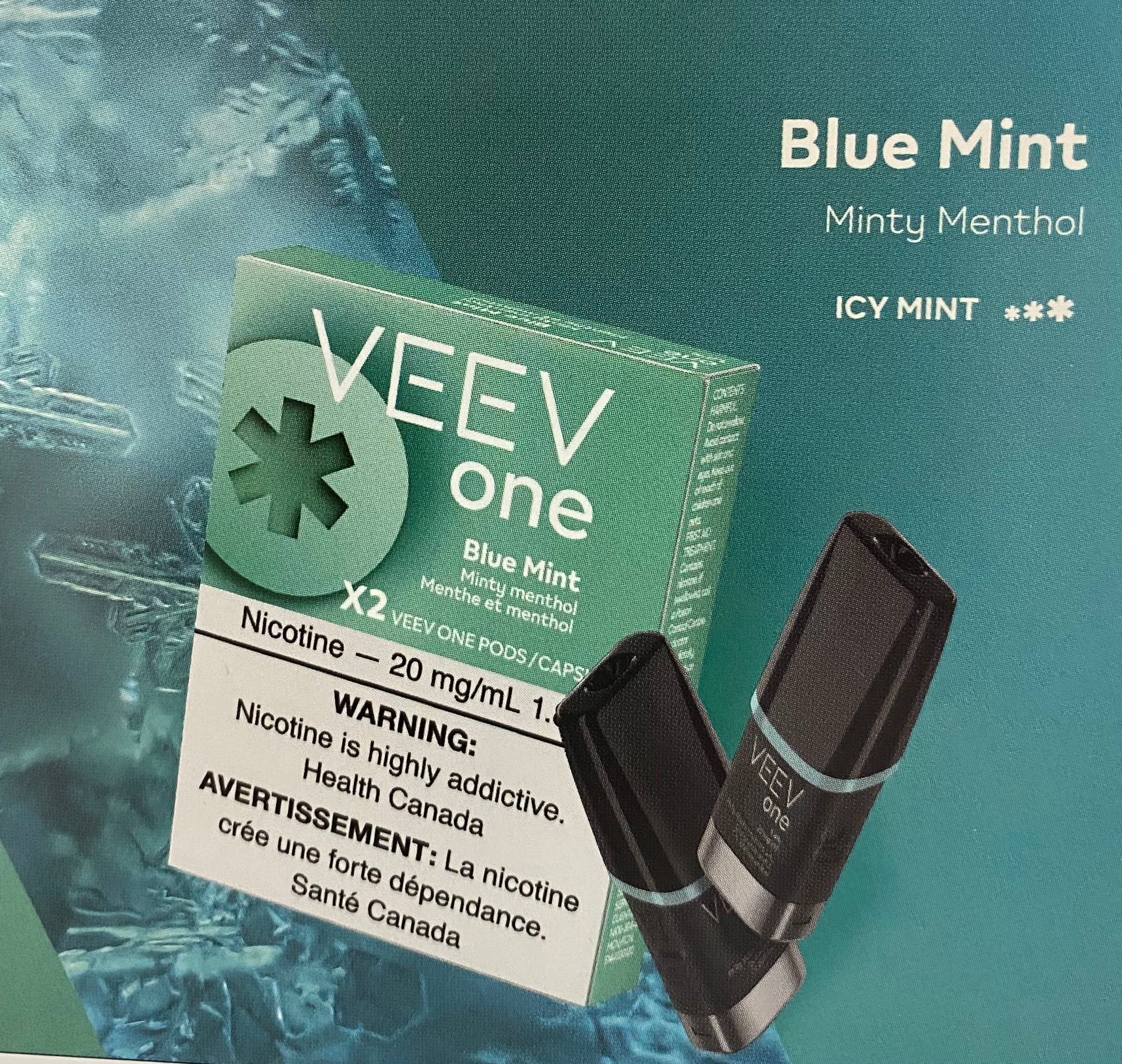 Veev one blue mint epod 20mg – Lisgar Vape Shop